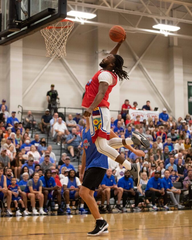 Red team tops Blue on unlikely buzzer beater at 14th annual Rock Chalk ...